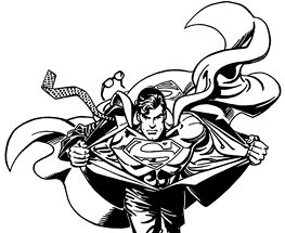 Supereroi de colorat